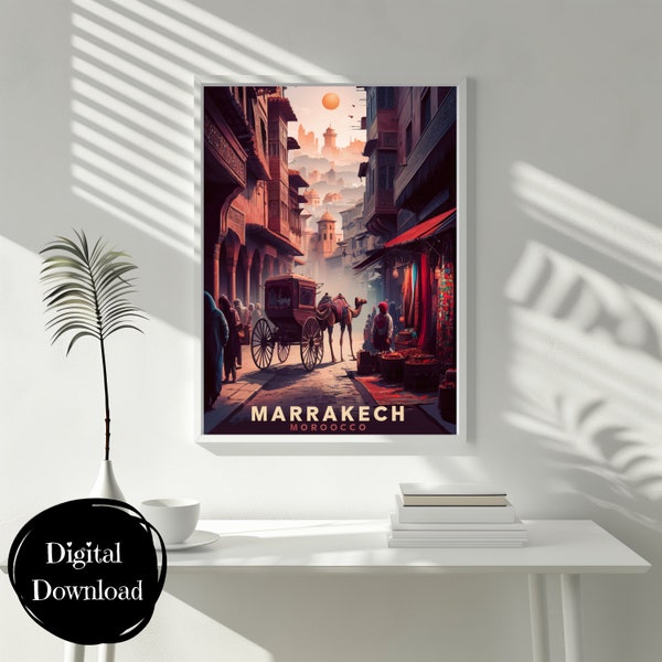 Marrakech Poster - Etsy