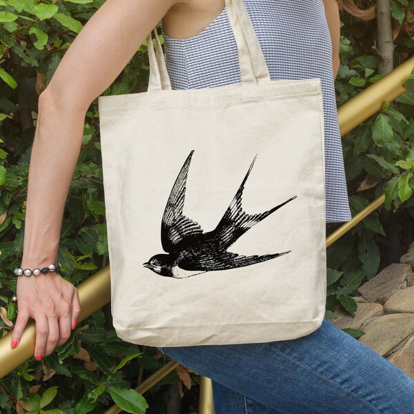 Bird Tote Bag - Etsy