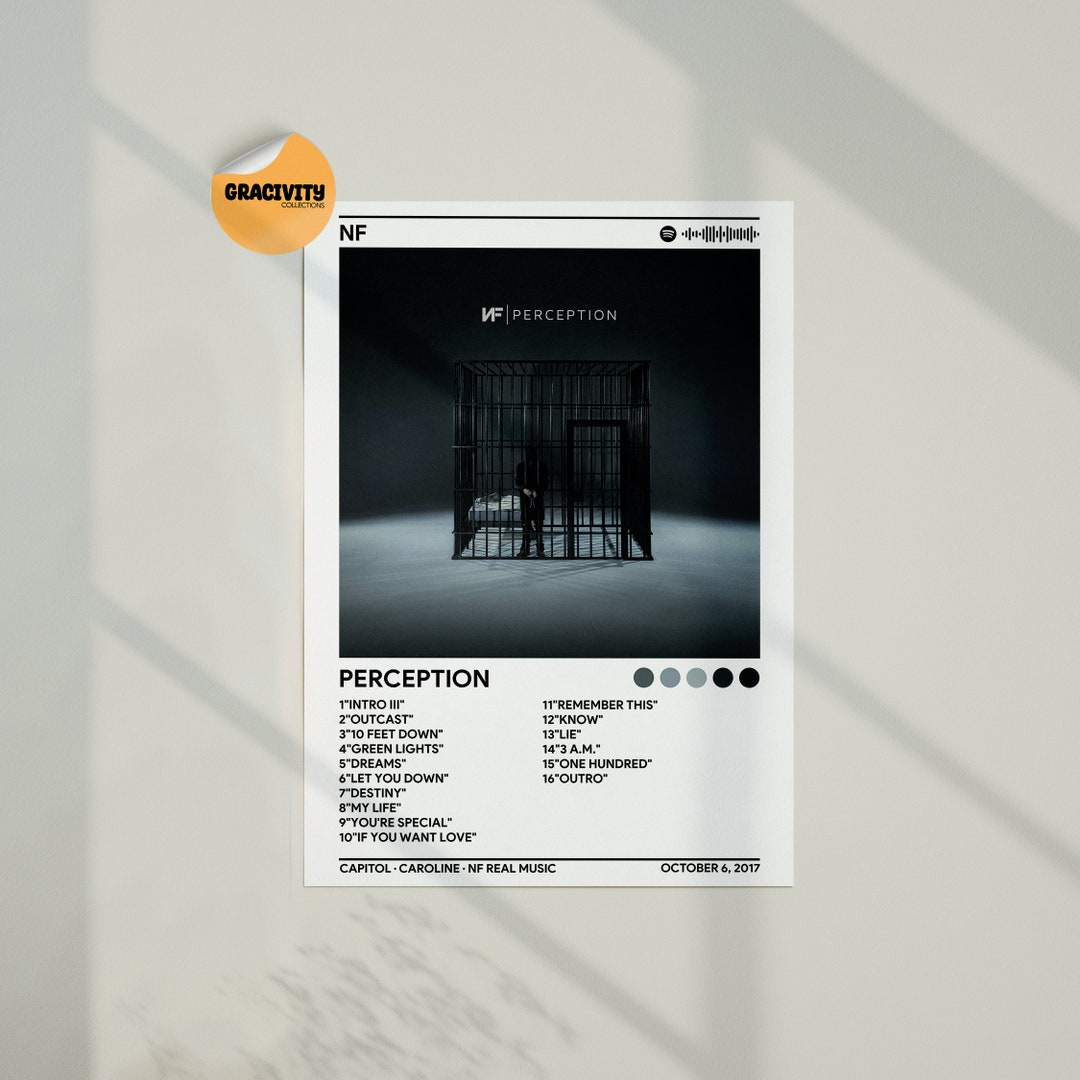 NF Perception / Album Poster / Wall Art / Home Decor / NF Album / Gift ...