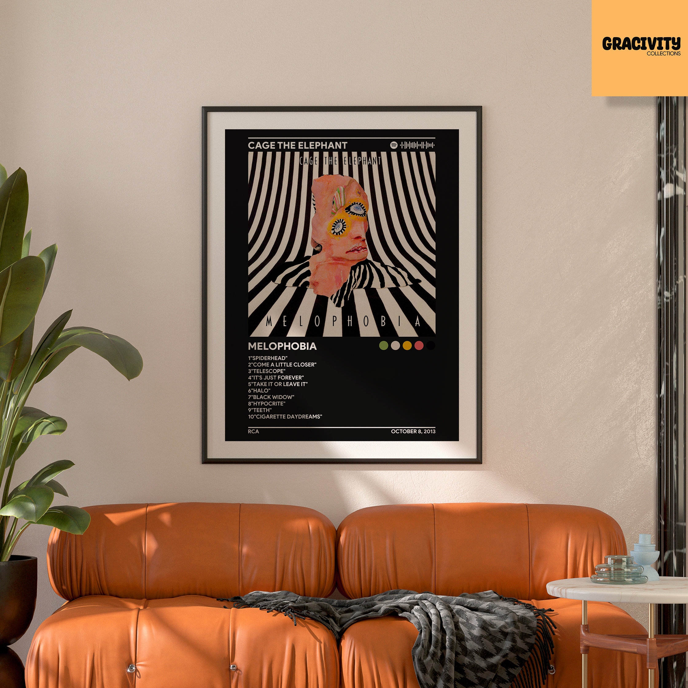 Cage the Elephant Melophobia / Album Poster / Wall Art / Home Decor ...