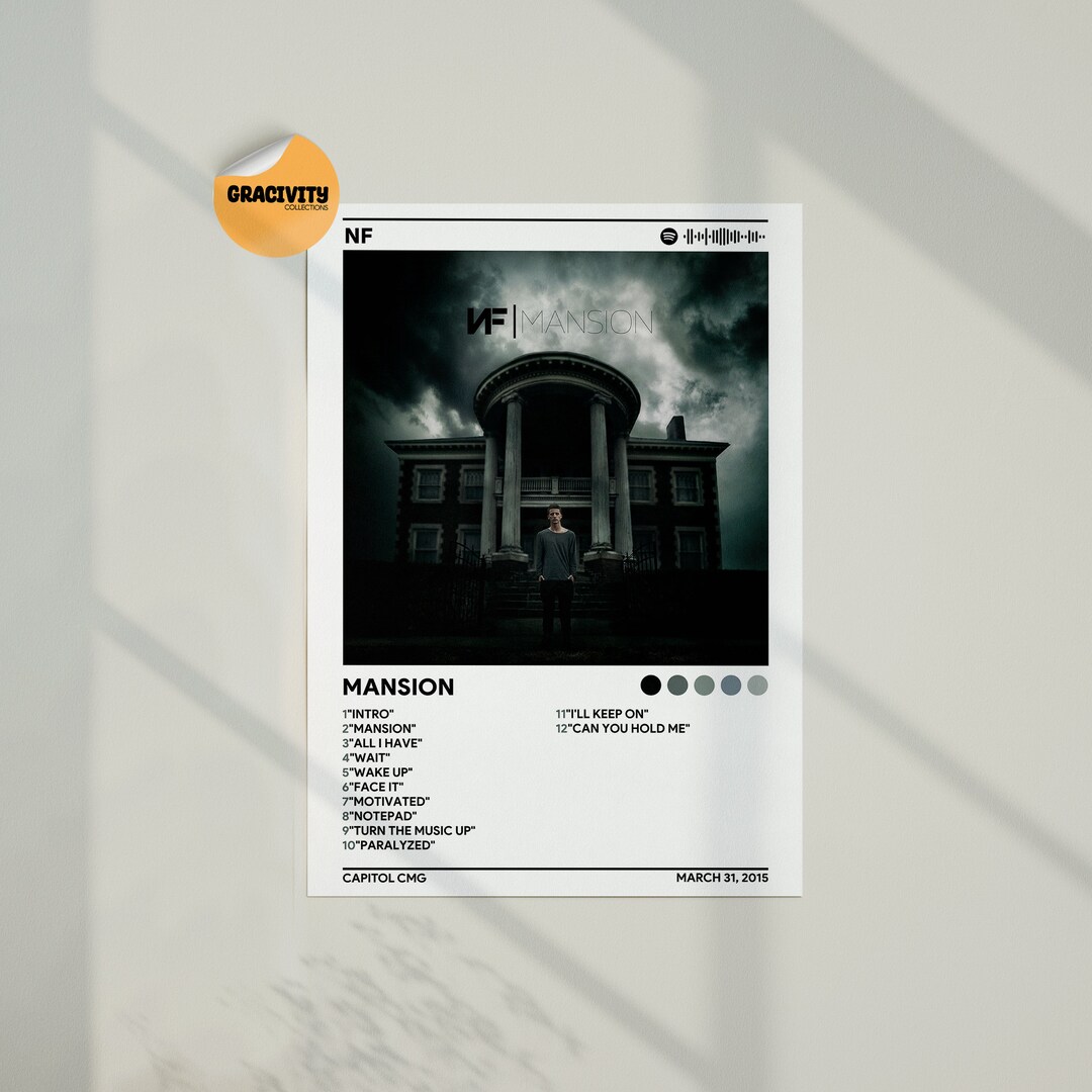 NF Mansion / Album Poster / Wall Art / Home Decor / NF Album / Gift ...