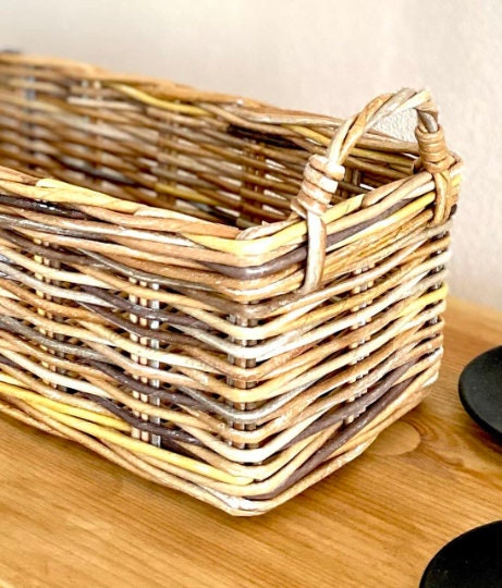 Extra Long Basket for Shelf. Narrow Storage Box. Very Long Basket. Loft ...
