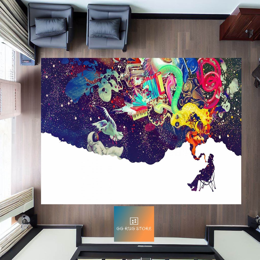 Parts of the Brain Rug, Brain Rug, Music Rug Heart Rug, Home Decor ...