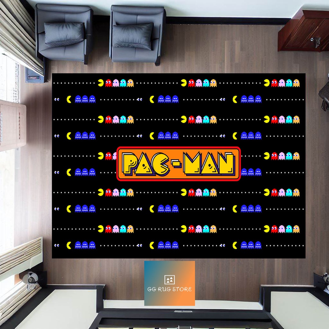 Video Game Rug, Gamer Rug, Atari Rug, Play Room, Game Room, Man Cave ...