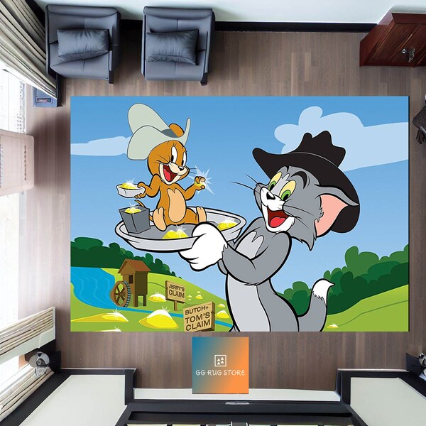 Tom an Jerry Rug - Etsy