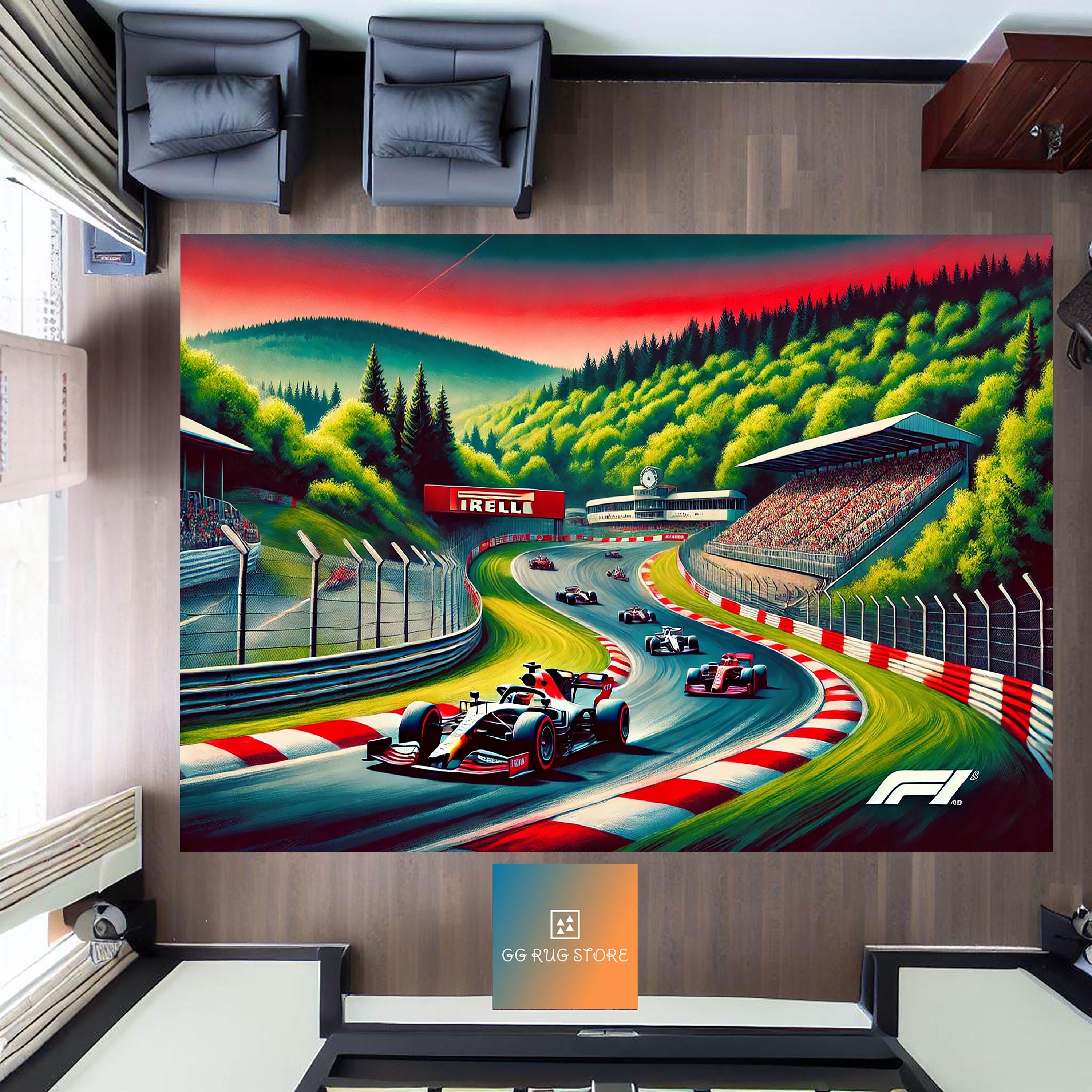 Nürburgring Rug, Racing Circuit Rug, Legendary Track Rug, Car Art Rug ...