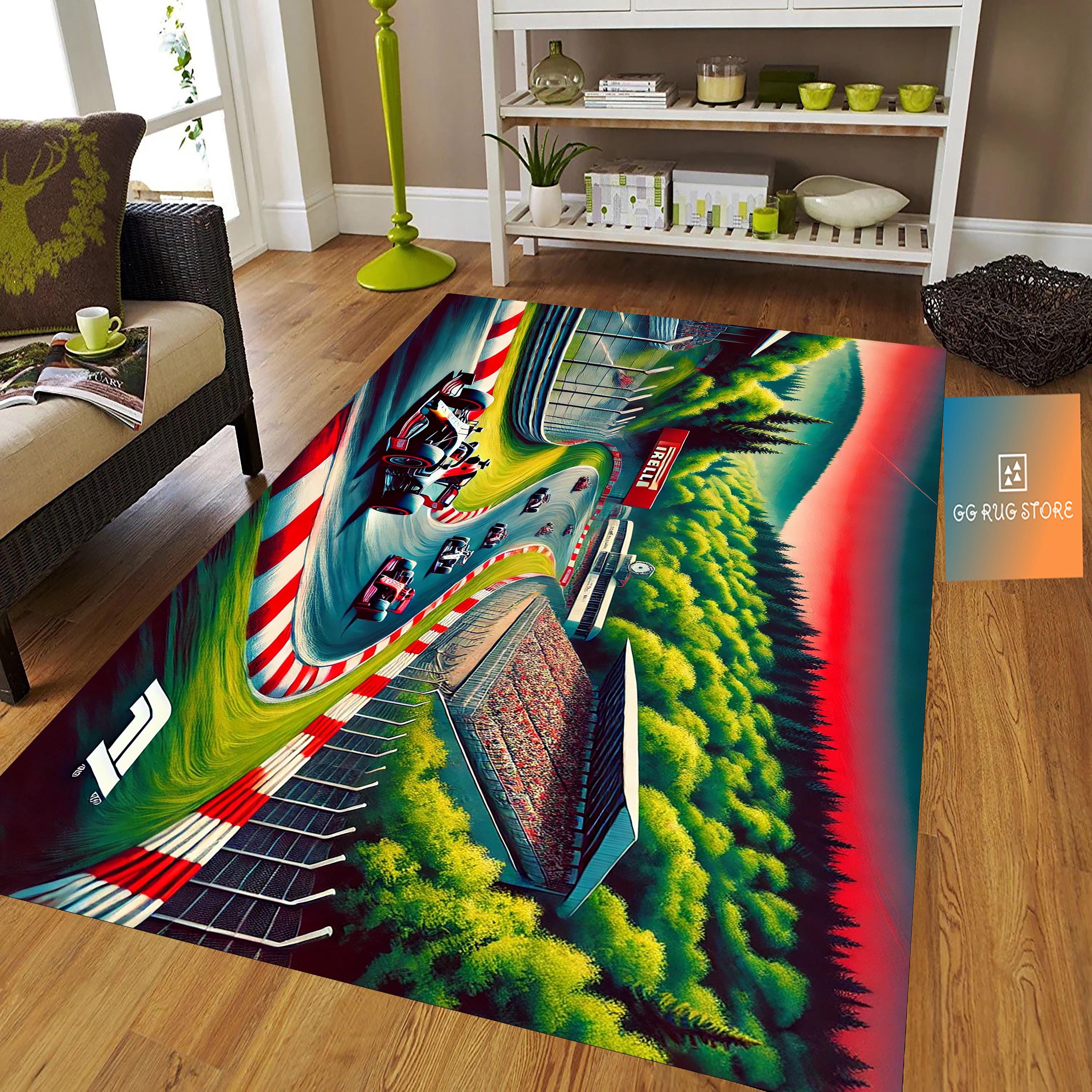 Nürburgring Rug, Racing Circuit Rug, Legendary Track Rug, Car Art Rug ...