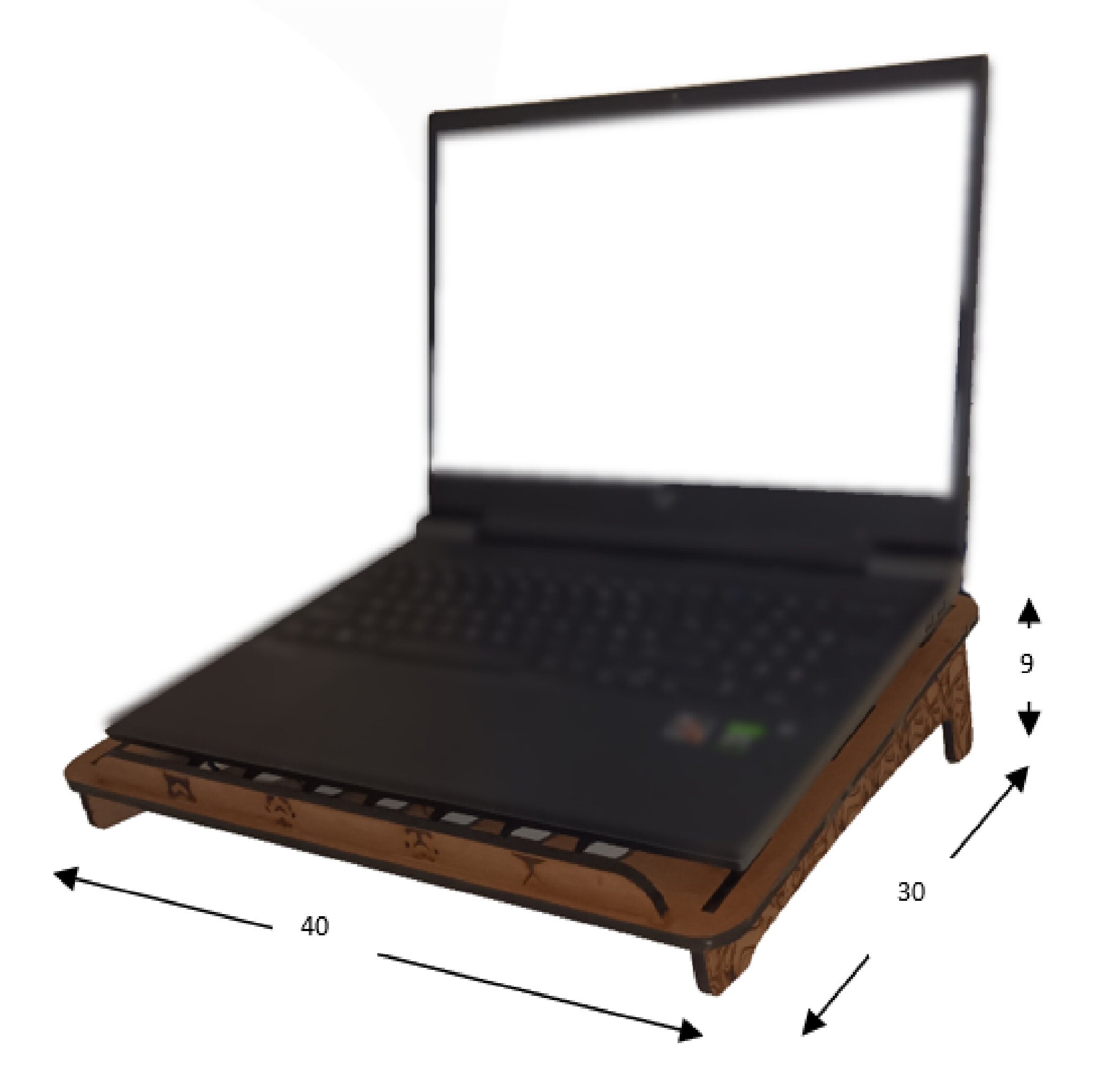 Laptop Stand .dxf .svg - Etsy