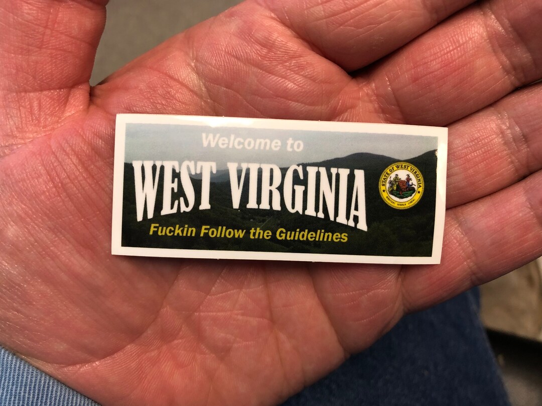 West Virginia Guidelines Sticker - Etsy
