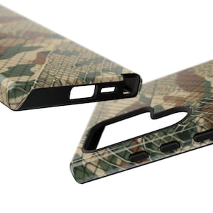 Dual-layer Camo Mesh Phone Case for Samsung Galaxy S10 to S24 Series ...