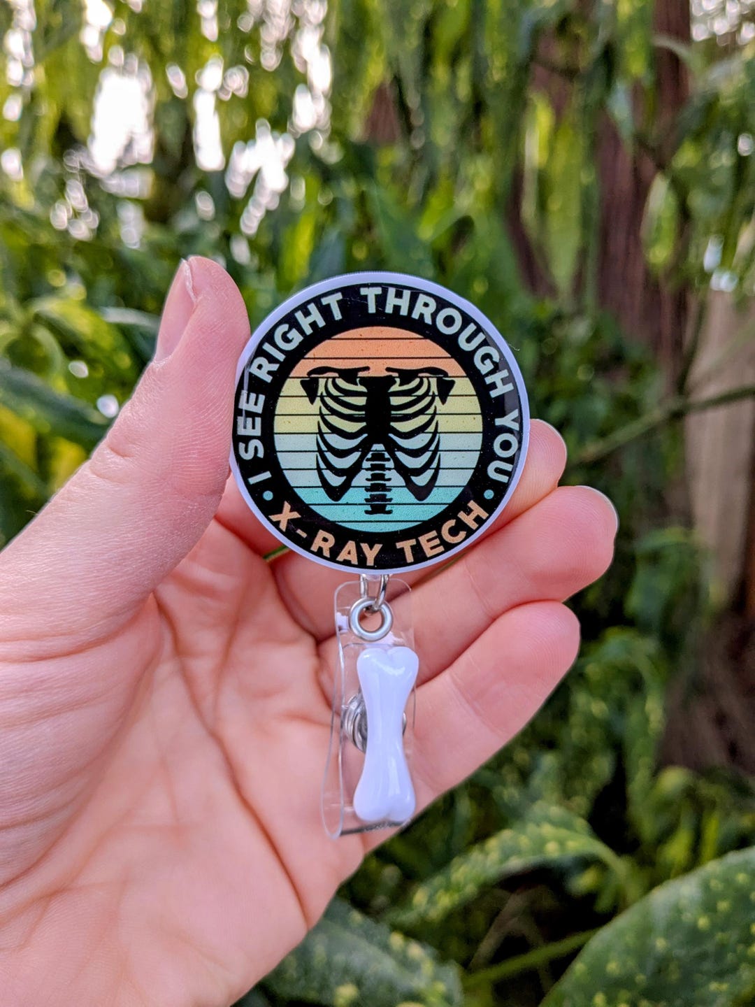 X-ray Tech Badge Reel: Radiology Imaging, Healthcare Worker ID - Etsy