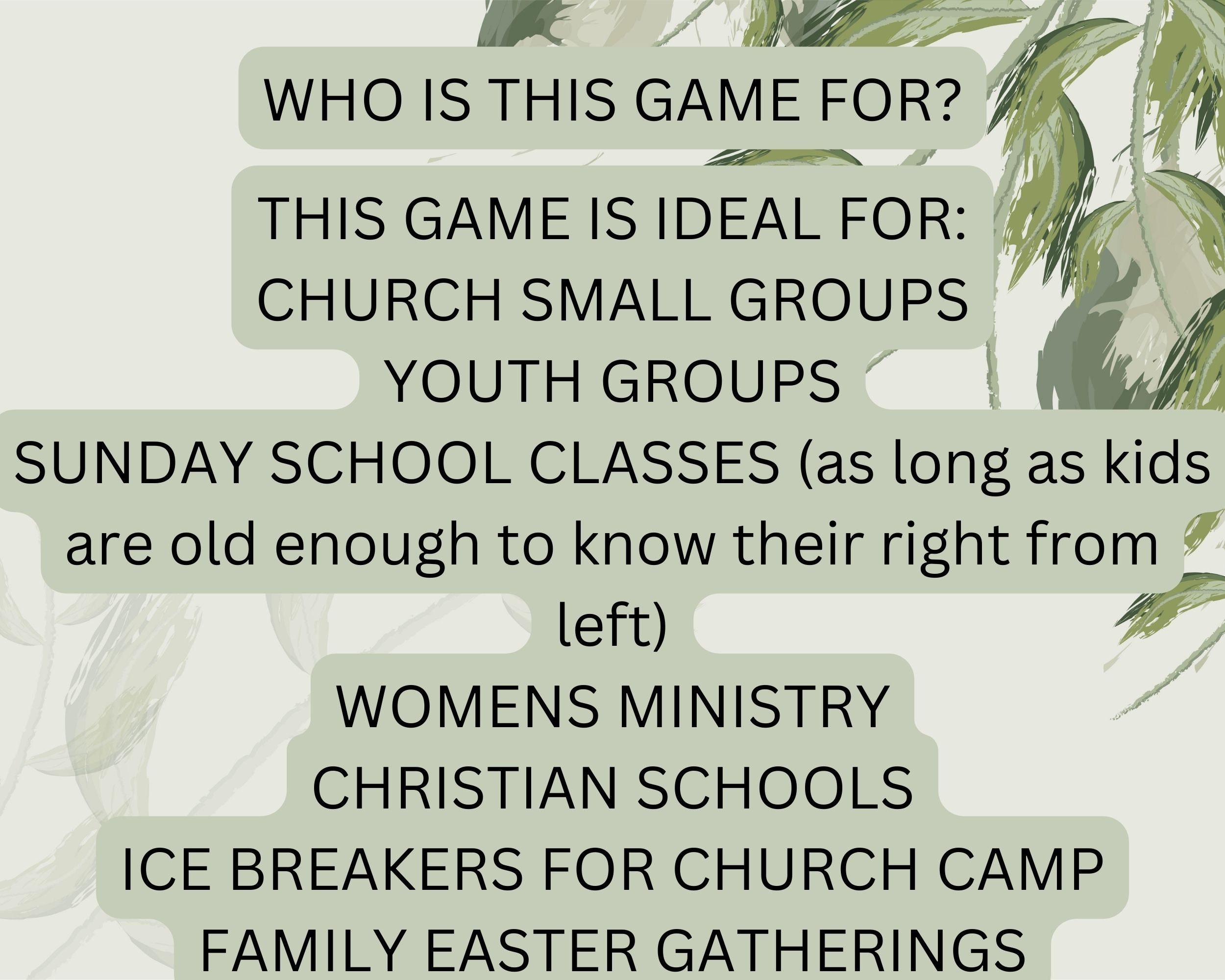 The Easter Story Left Right Game, Holy Week Activity, Christian Easter ...