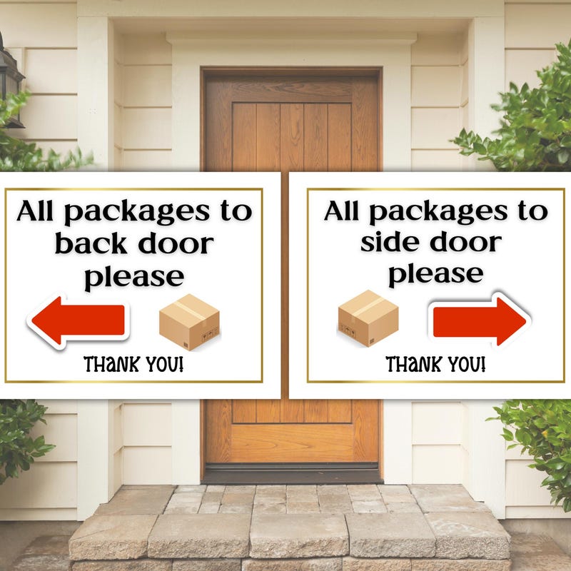 Deliveries and Package Signs - Etsy