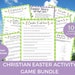 Christian Easter Activity Bundle, Youth Group Easter Idea, Bible Trivia ...