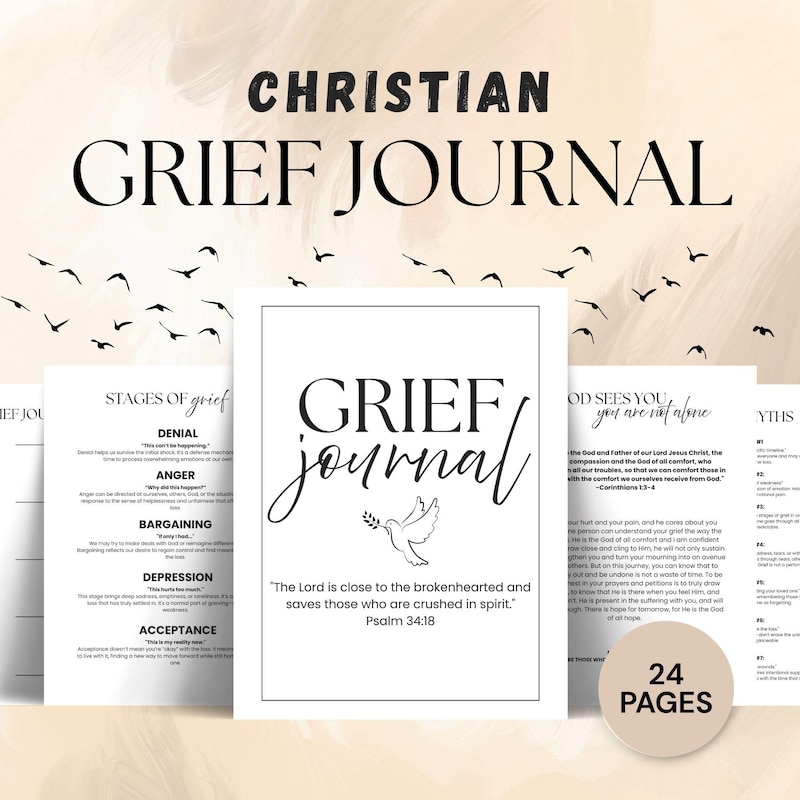 Grief Workbook Christian - Etsy
