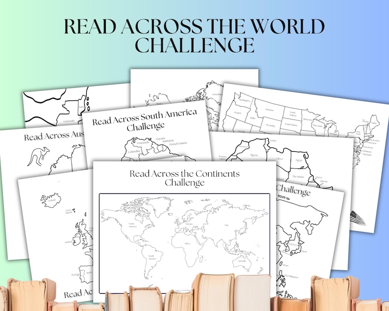 Read Across the Continents Challenge, Read Across the Globe, Read ...