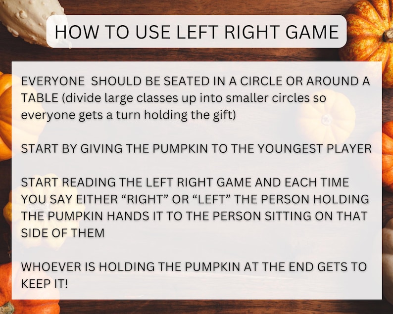 Reformation Day Sunday School Game, Pass the Pumpkin, Christian ...