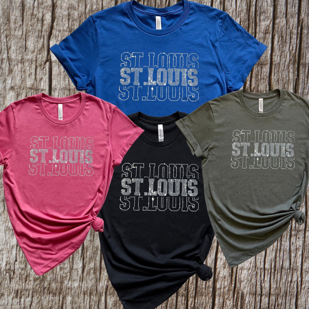 St Louis Rhinestone Shirts, St Louis Shirt, St Louis Missouri City ...
