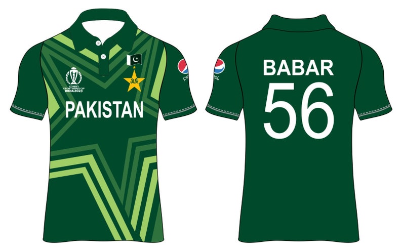 Pakistan Cricket World Cup 2023 Jersey T-shirt - Etsy