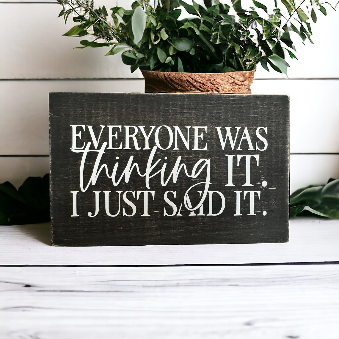 Sarcastic Wood Sign, Funny Desk Decor, Humor Gift - Etsy