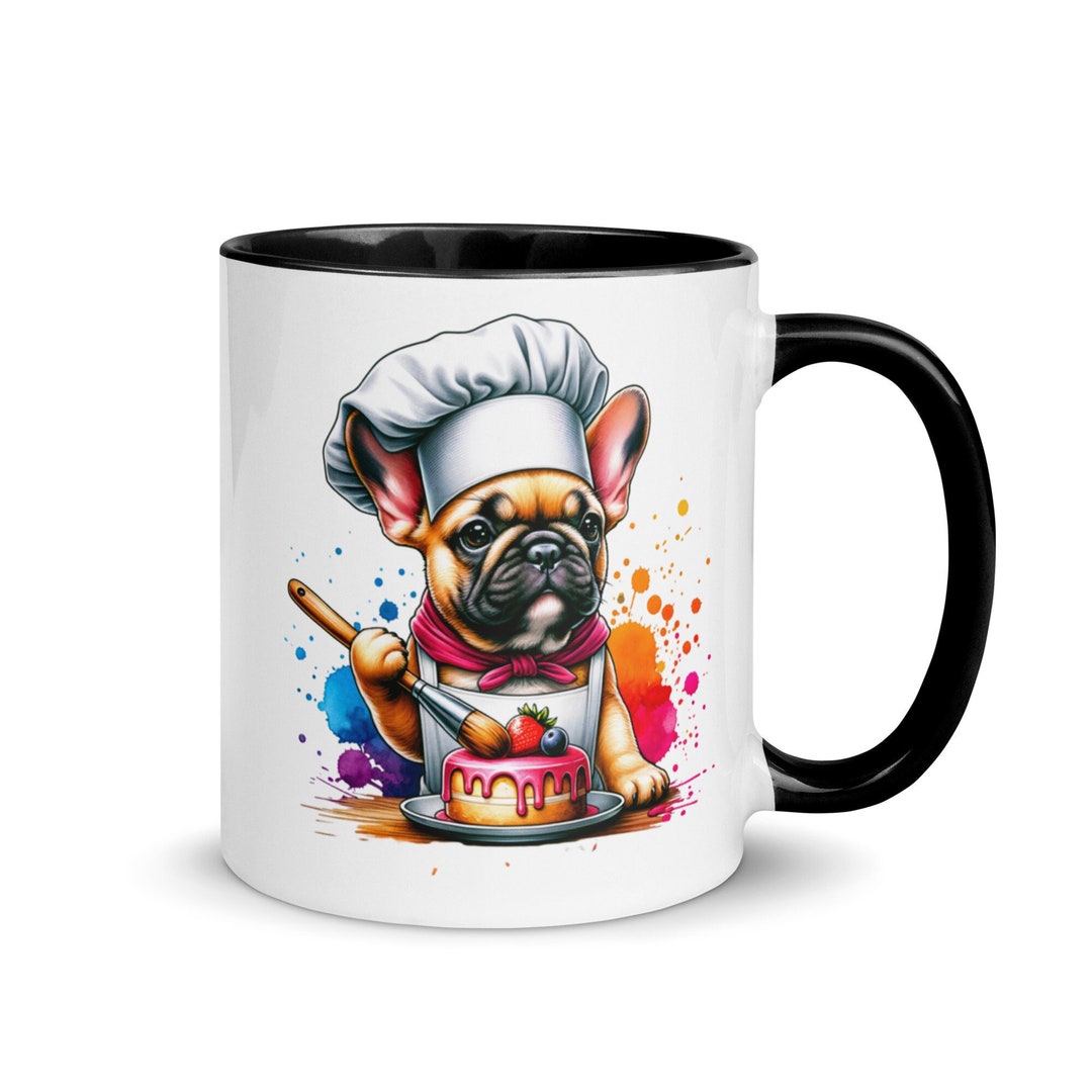 French Bulldog Coffee Mug, Cute Frenchie Kitchen Decor, Ceramic Cup for ...