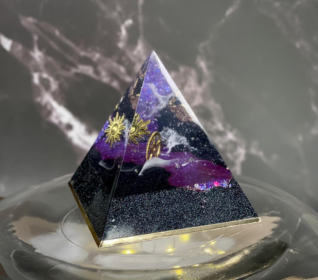 Resin Galaxy Pyramid - Outer Space Wonders - Etsy