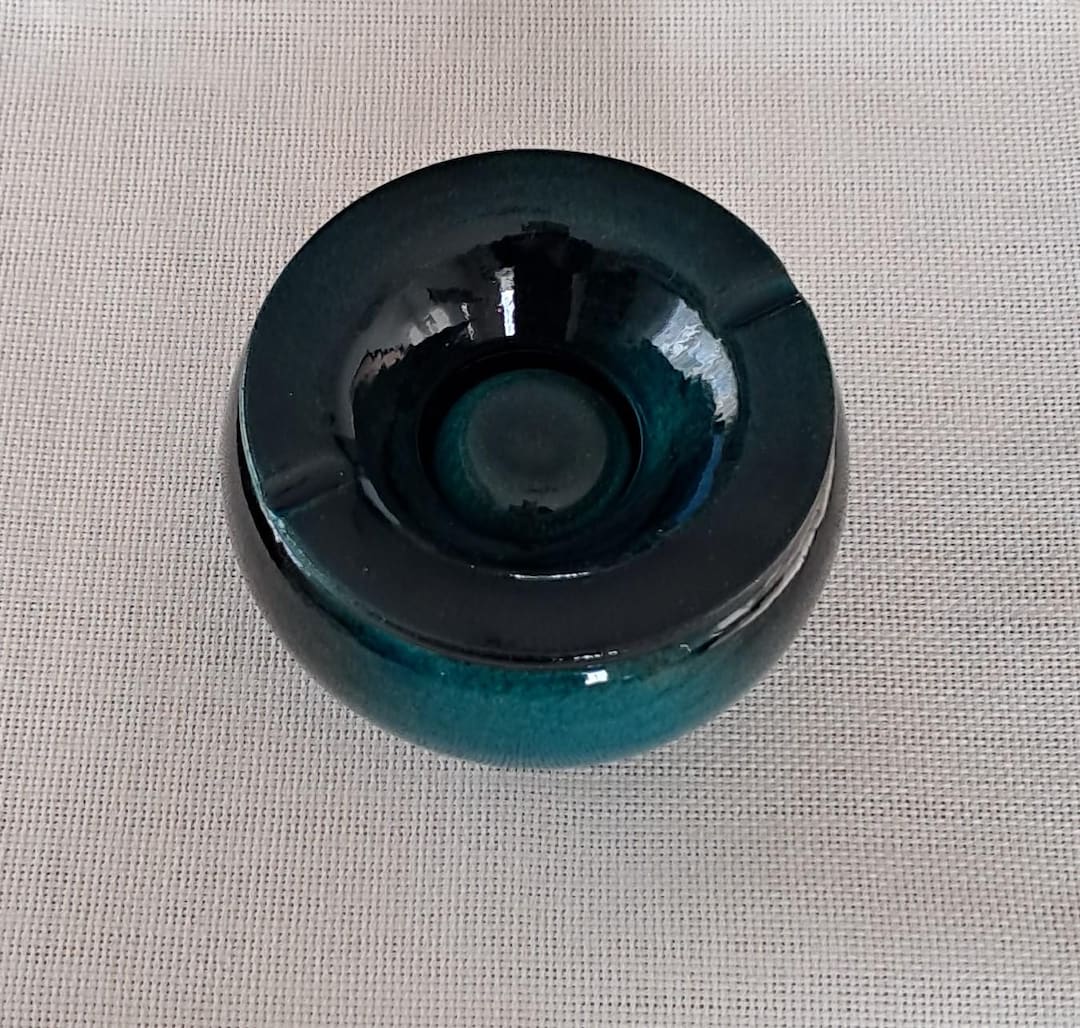 Ceramic Ashtray, Handmade Ceramic Ashtray With Lid, Home Gift, Unique ...