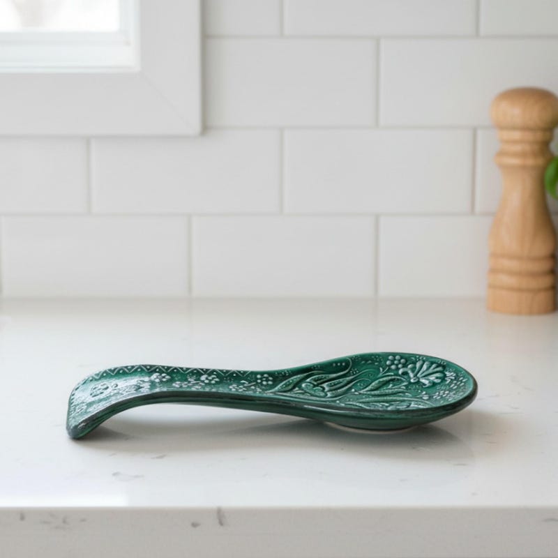 Ceramic Spoon Rest - Etsy