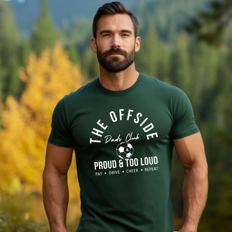 Personalized Soccer Dad Shirt, Soccer Dad Offside Social Club T-shirt ...