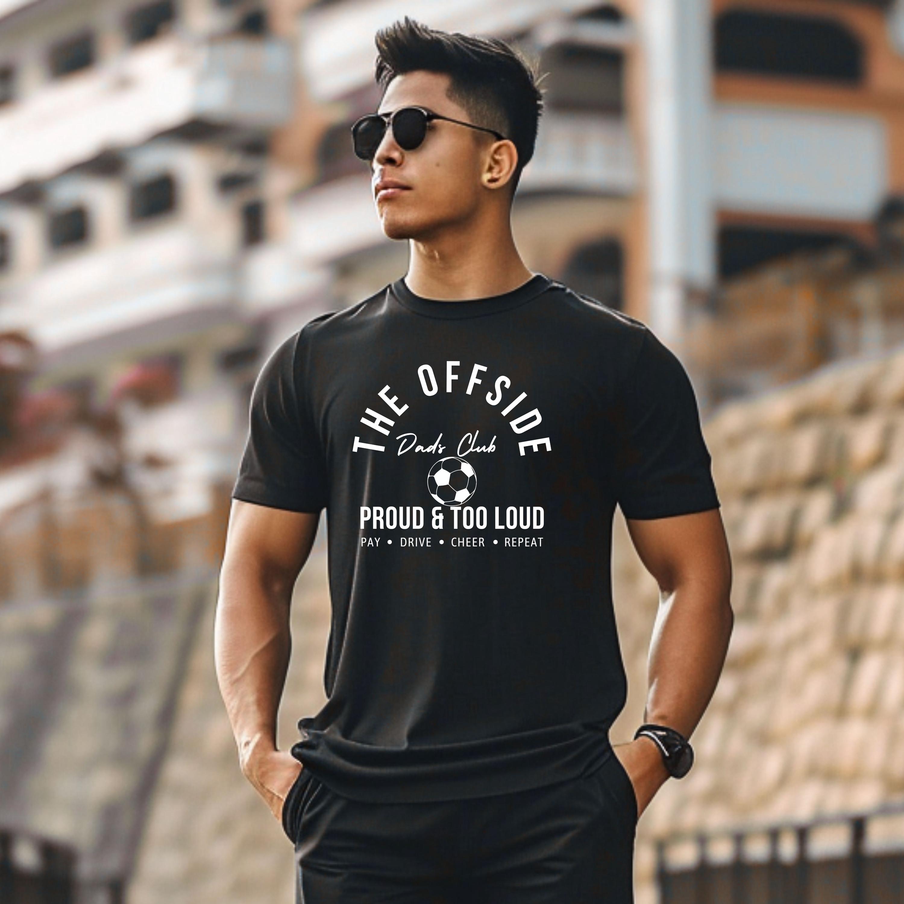 Personalized Soccer Dad Shirt, Soccer Dad Offside Social Club T-shirt ...