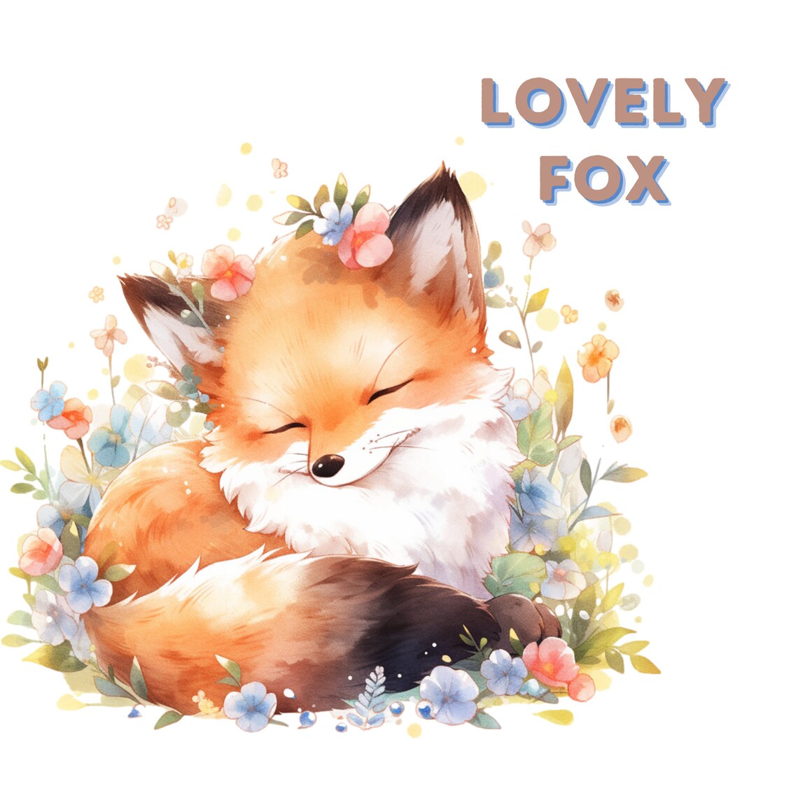 Sweet Woodland Animals, Cute Animals Clipart, Woodland Animal ...