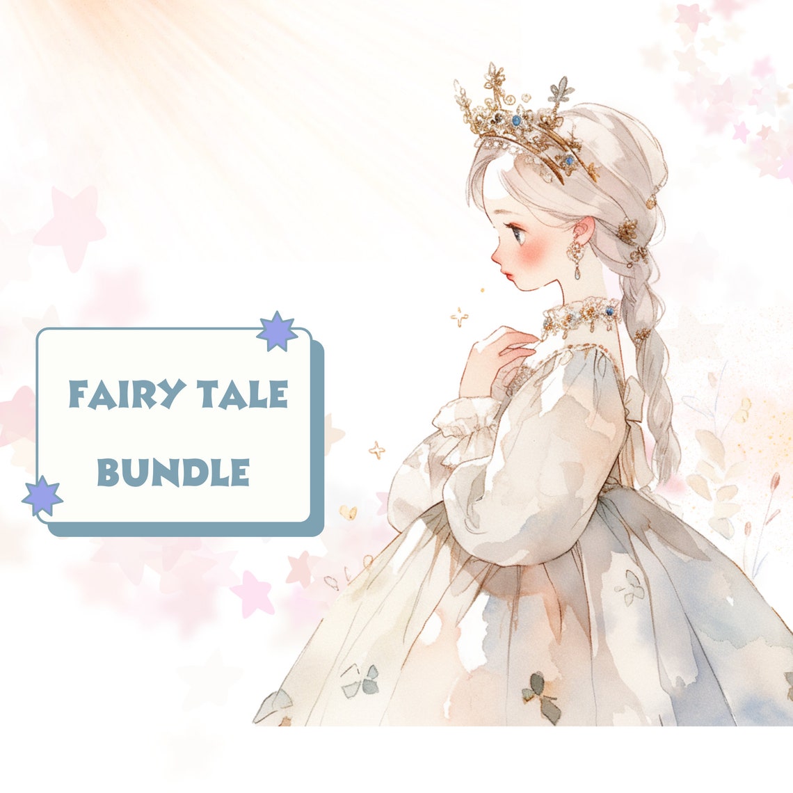 Cute Little Princess Fairy Tale Clipart Cute Princess - Etsy