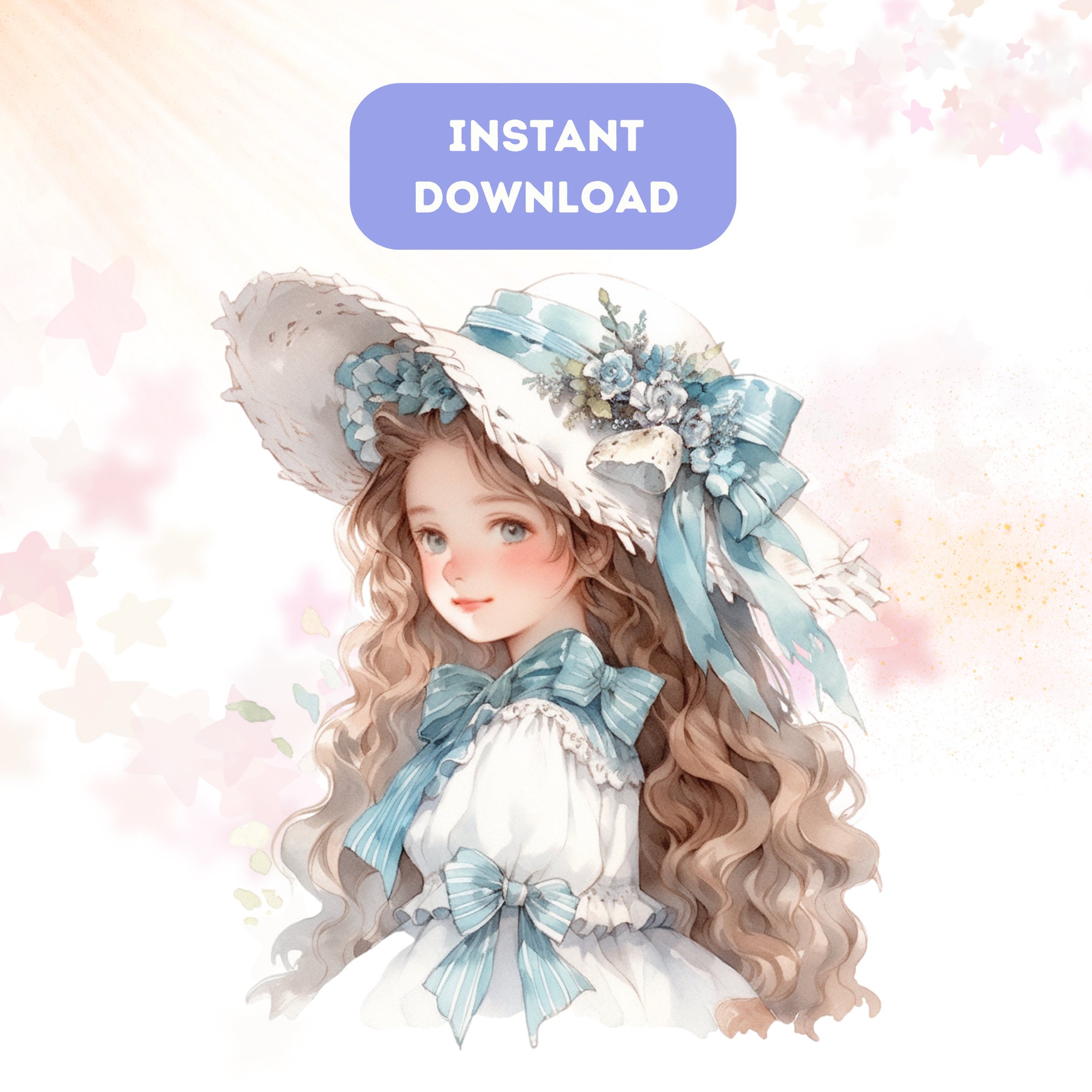 Sweet Princess , Fairy Tale Clipart, Cute Princess Clipart, Baby ...