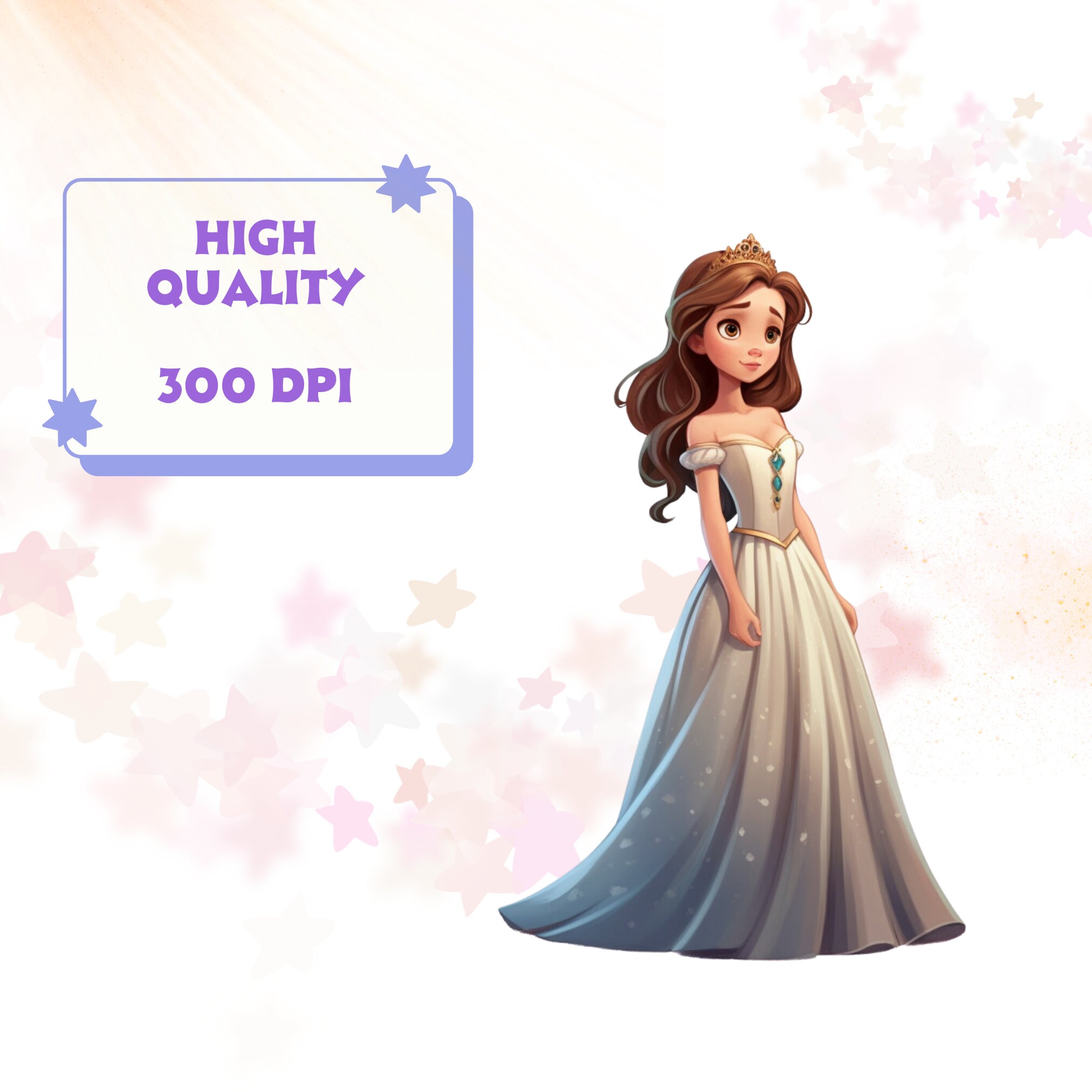 Cute Little Princess, 20 PNG, Fairy Tale Clipart, Cute Princess, Baby ...