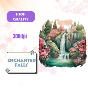 Enchanted Fairy Tale Forest, Watercolor Clipart, Fairy Tale Clipart ...