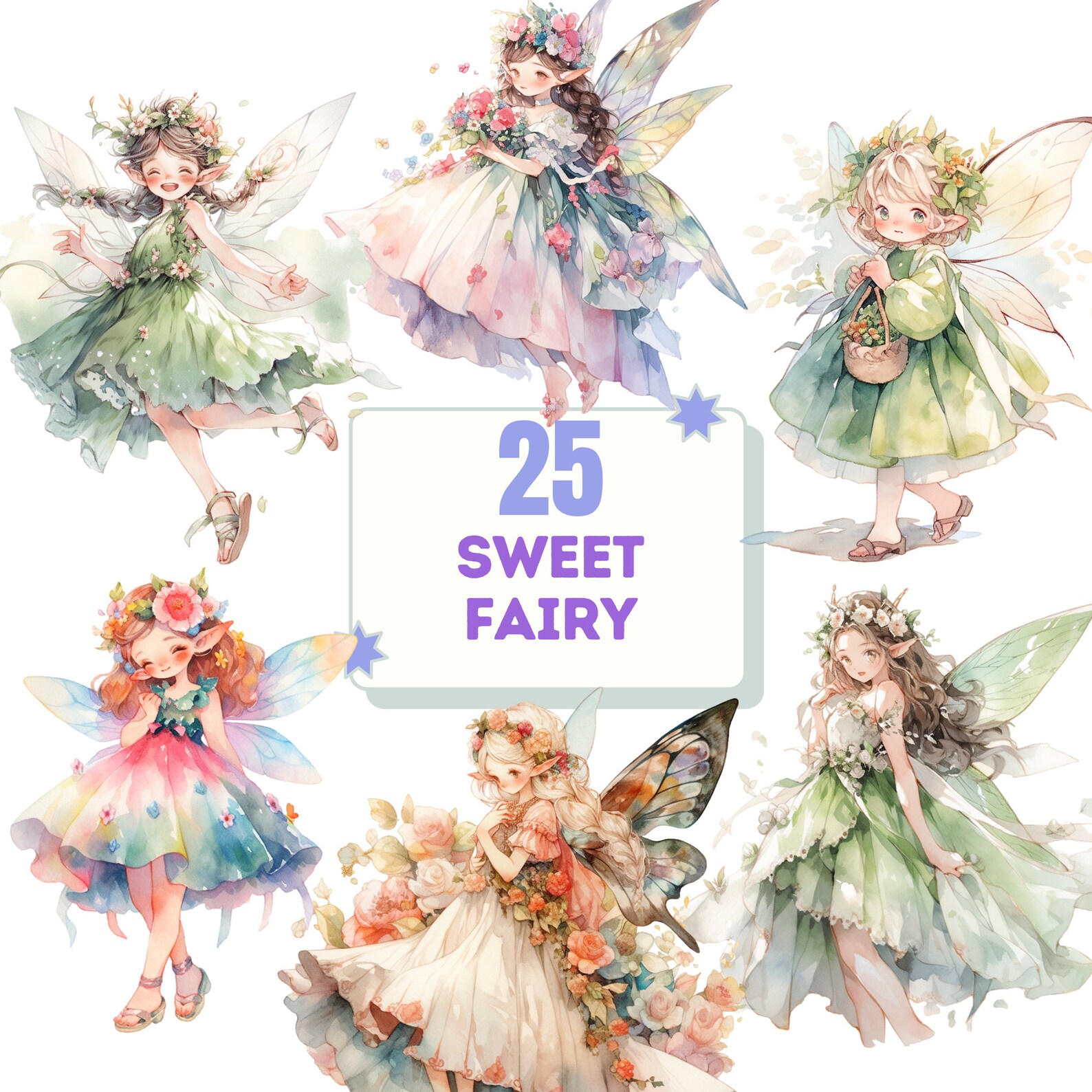 Cute Little Fairy, Fairy Tale Clipart, Anime Fairy, Cute Fairy, Baby ...