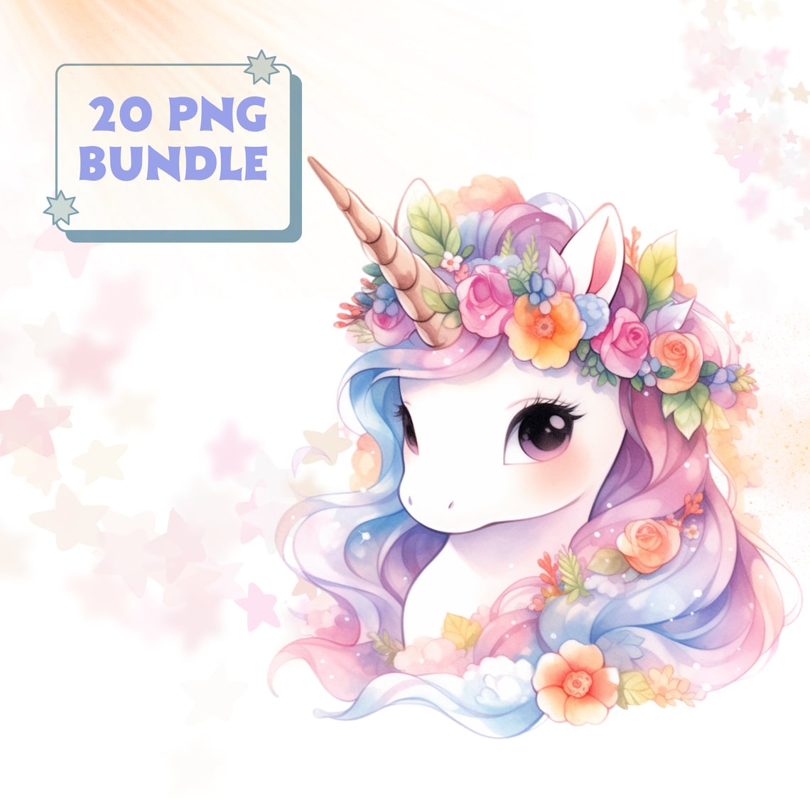 Cute Little Unicorn, Fairy Tale Clipart, Sweet Unicorn, Baby Unicorn ...