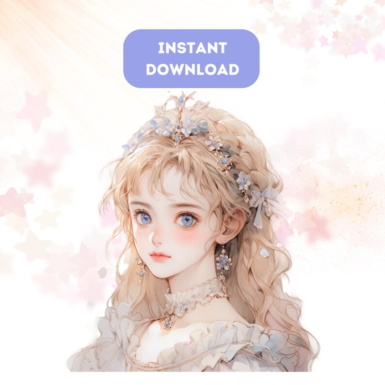 Sweet Princess , Fairy Tale Clipart, Cute Princess Clipart, Baby ...