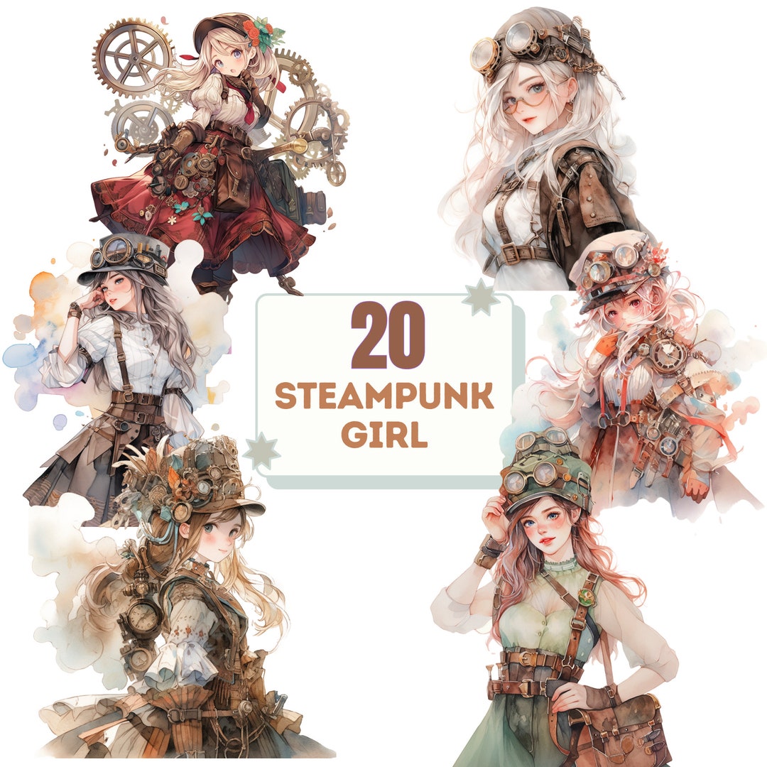 Steampunk Princess , Fairy Tale Clipart, Cute Princess Clipart, Baby ...