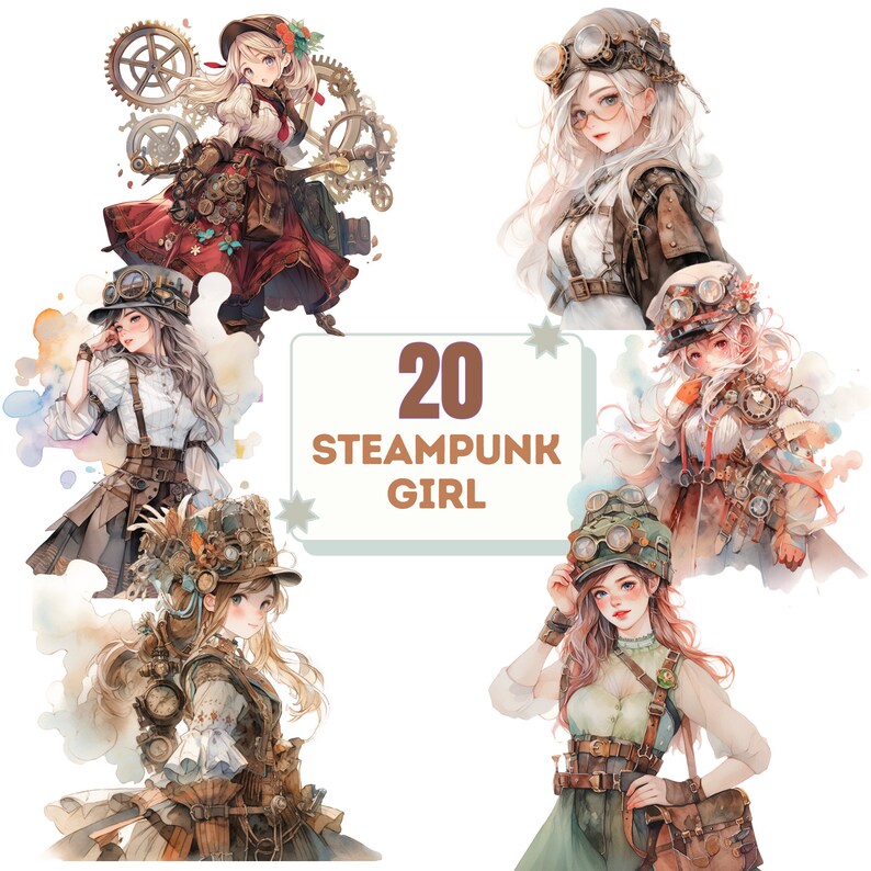 Steampunk Princess , Fairy Tale Clipart, Cute Princess Clipart, Baby ...