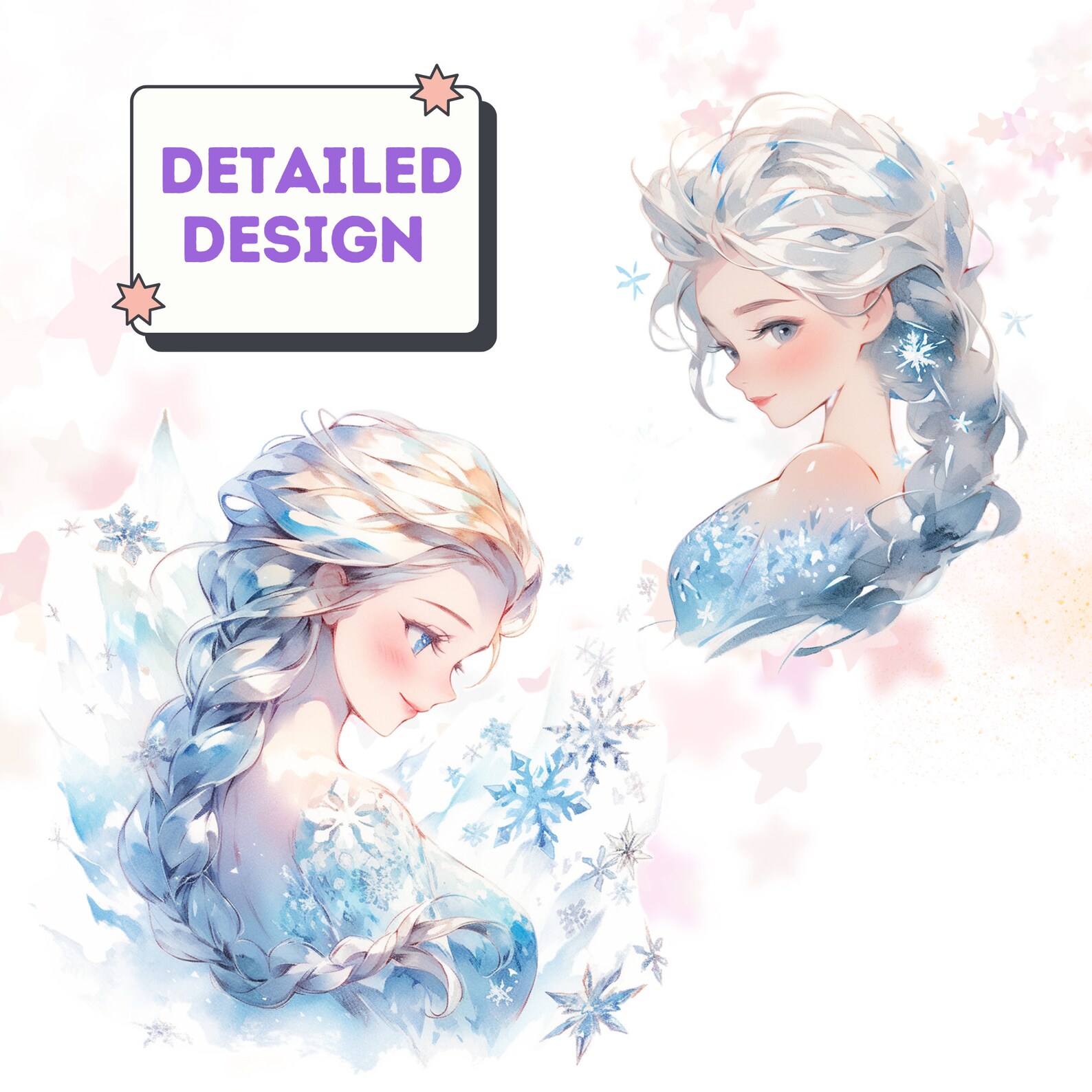 Cute Little Princess Bundle Classic Princess Clipart, Fairy Tale ...