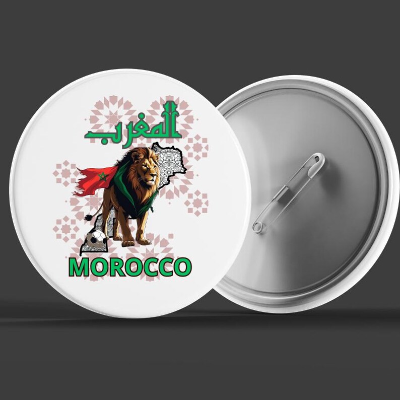Moroccan Lion SVG With Flag and Map Islamic Arabesque Morocco Arabic ...