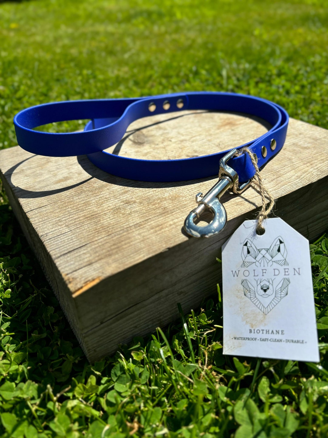 Waterproof Biothane Dog Lead 19mm Width 112cm Length Royal Blue - Etsy