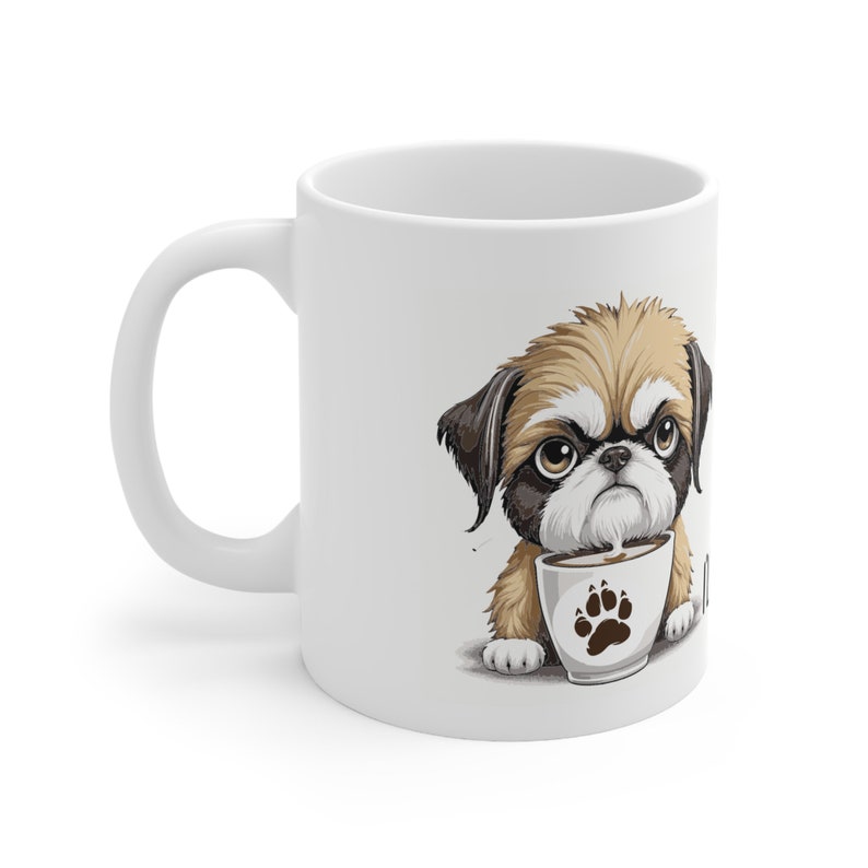 Grumpy Dog Coffee Mug: Funny Coffee Lover Gift - Etsy