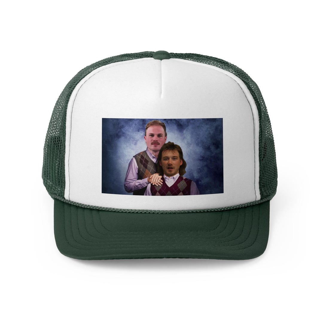 Funny Country Singers Mugshot Step Brothers Photo Trucker Hat Morgan ...