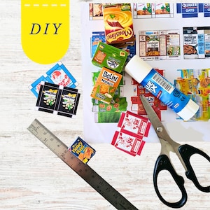 Printable Dollhouse Miniature Snack Packages: 85 Mini Chip Bags (PDF ...