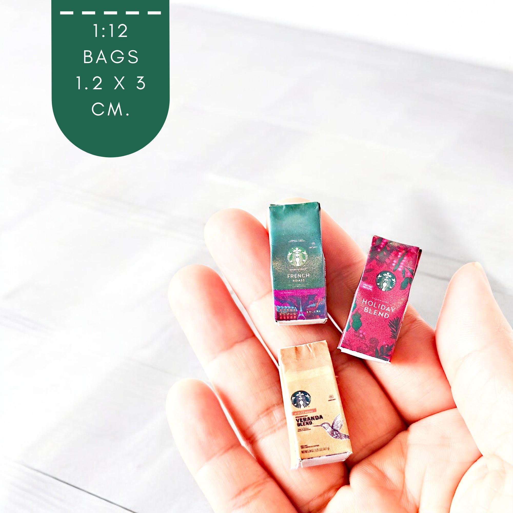 Miniature Starbucks Coffee Printable Packages Boxes Set, Instant ...