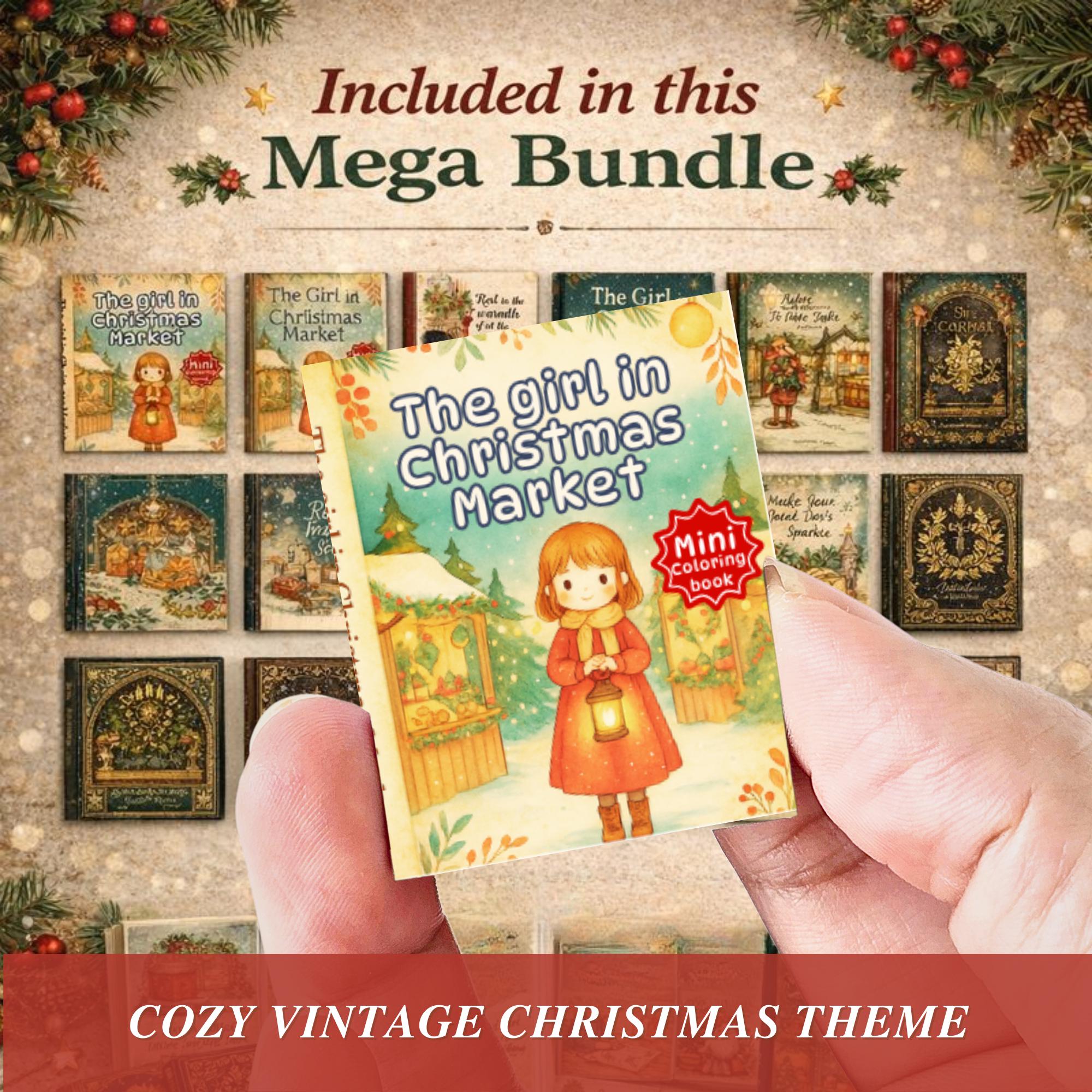 Vintage Christmas Mini Books Mega Bundle : Miniature Storybook ...