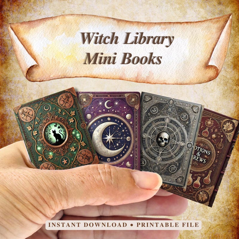 Printable Witch 1/12 - Etsy UK