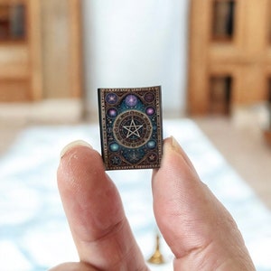 DIY Miniature Magic Spells Book: Dollhouse Halloween Decor (PDF Pattern ...